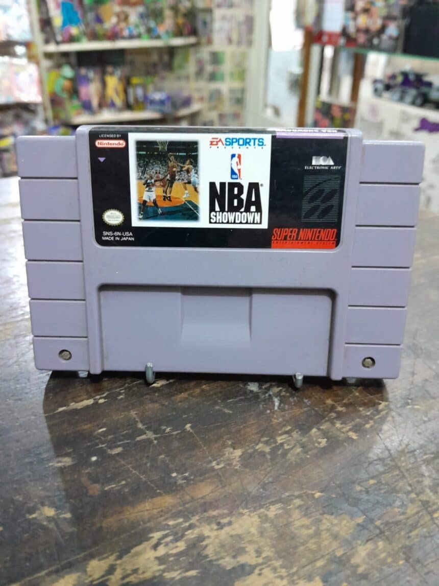 Juego NBA Showdown a SNES -Vieja Bohemia
