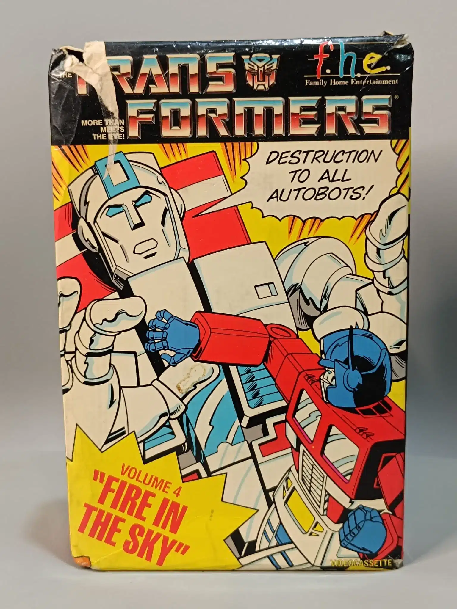 VHS Transformer Family home entertaiment U.S.A -Vieja Bohemia