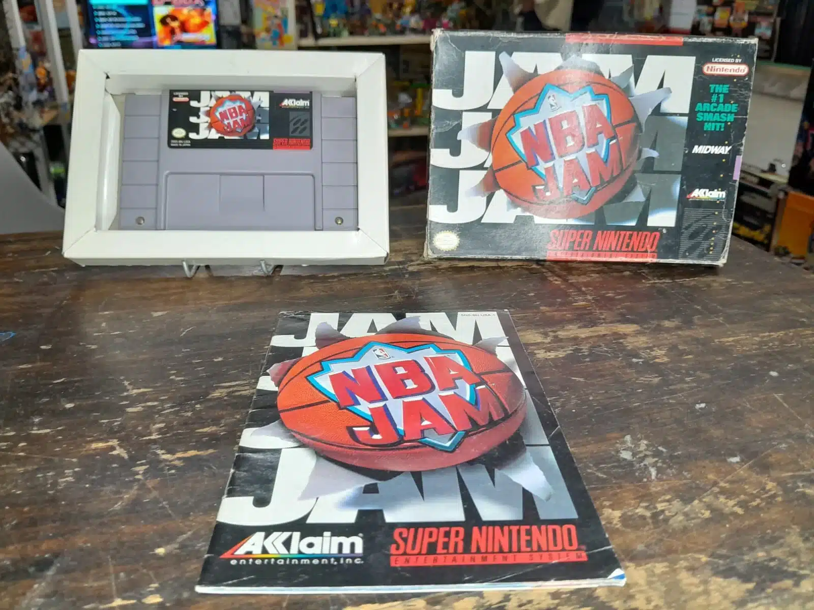 Juego NBA JAM Nintendo SNES -Vieja Bohemia