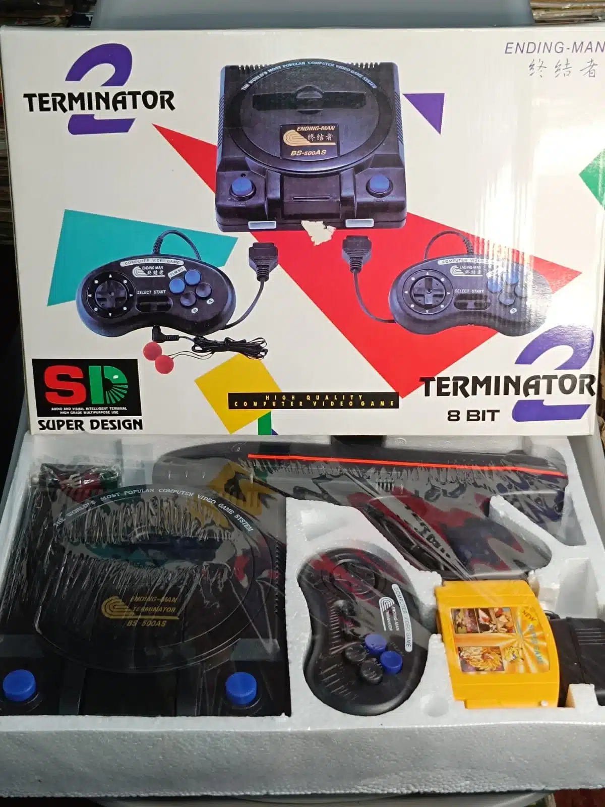 Consola Terminator 2 Años 90 sellada en Caja -Vieja Bohemia